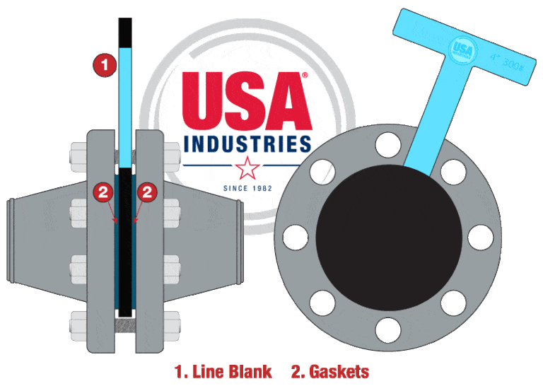 Isolation & Hydrotest Paddle Blinds - Line Blanks