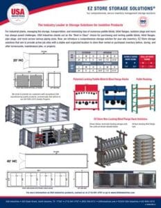 2 - SS: EZ Store Modular Cargo Container & EZ Store Blind Flange Racks ...