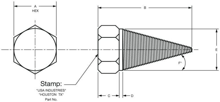 Threaded Metal Tapered Tube Plugs | Precision Engineered Products for ...