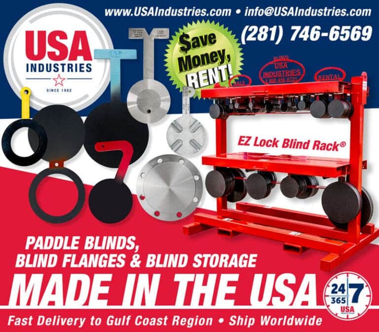 Paddle Blind Dimensions/Thickness Chart | USA Industries